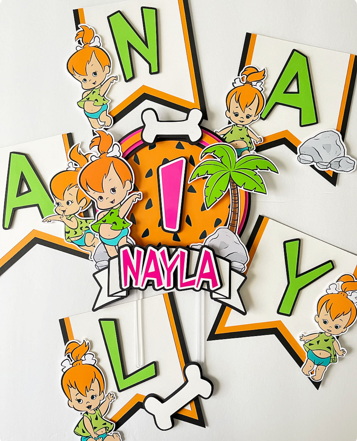 Pebbles themed Party Decorations – Dae2Dae Events