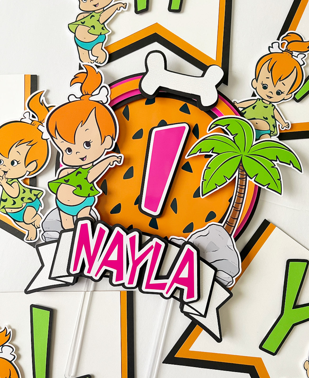 Pebbles themed Party Decorations – Dae2Dae Events