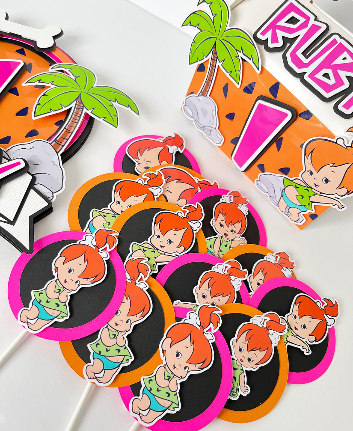 Pebbles themed Party Decorations – Dae2Dae Events