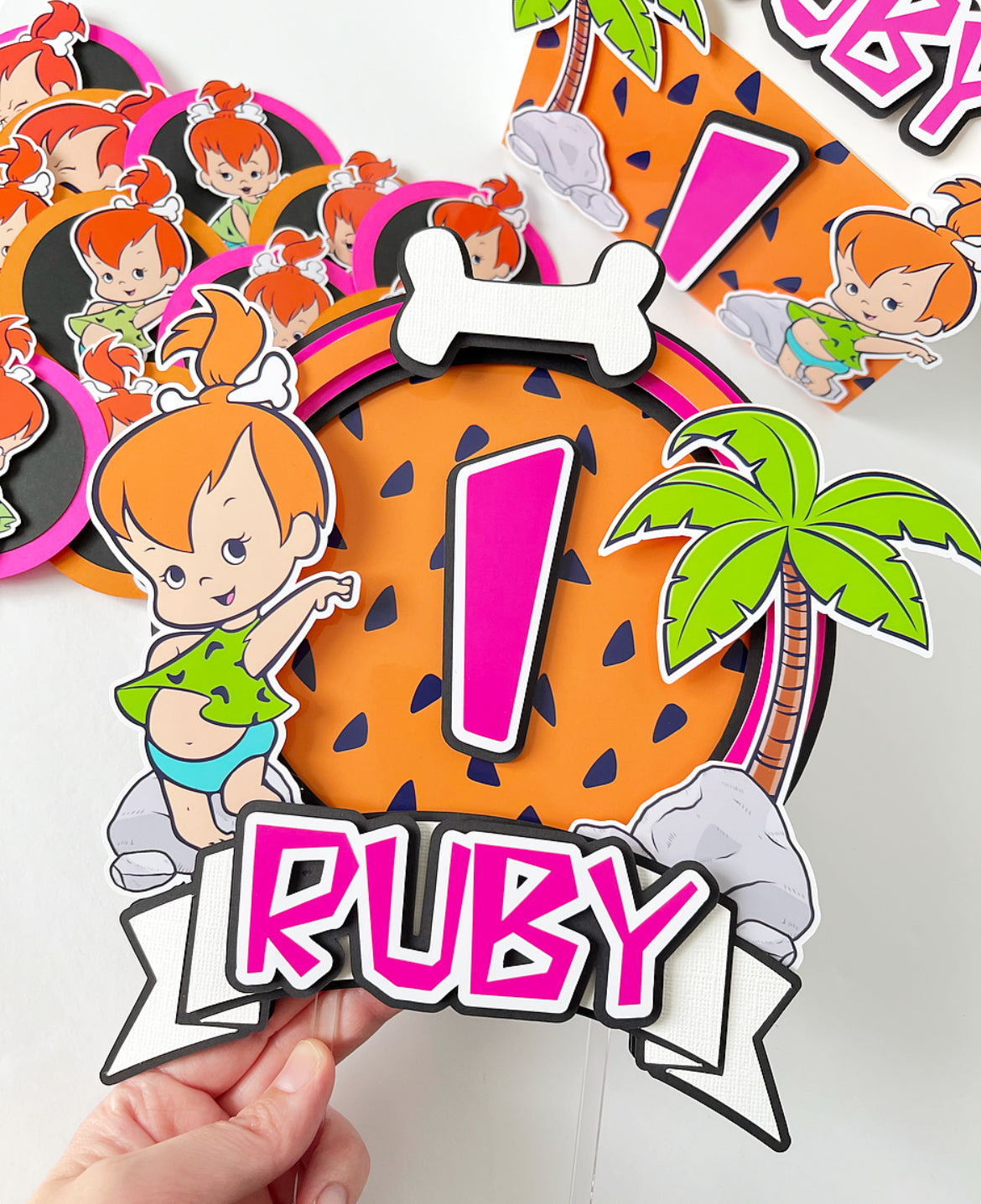 Pebbles themed Party Decorations – Dae2Dae Events