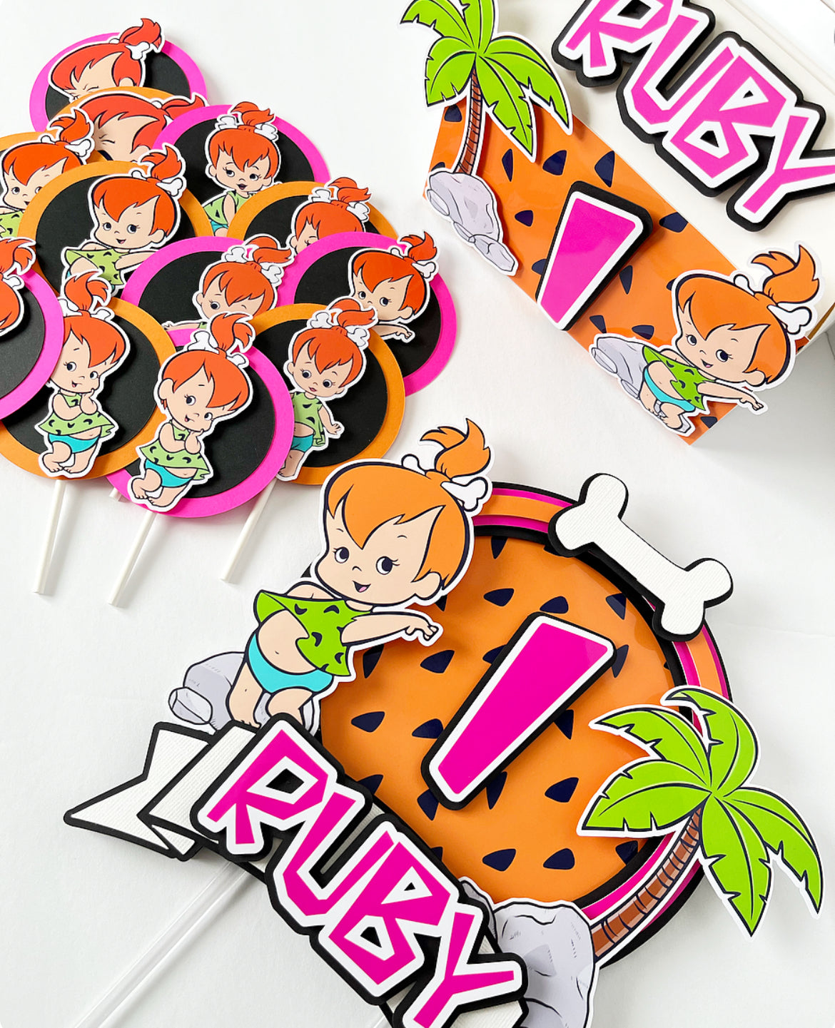 Pebbles themed Party Decorations – Dae2Dae Events