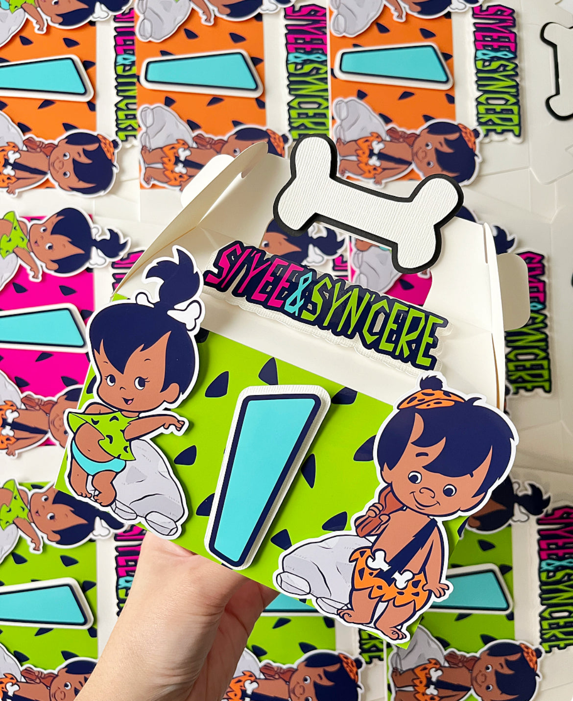 Pebbles themed Party Decorations – Dae2Dae Events