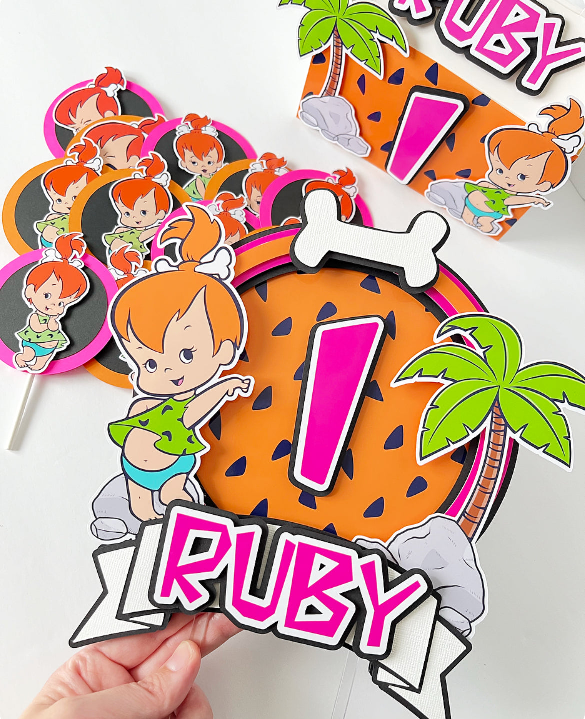 Pebbles themed Party Decorations – Dae2Dae Events