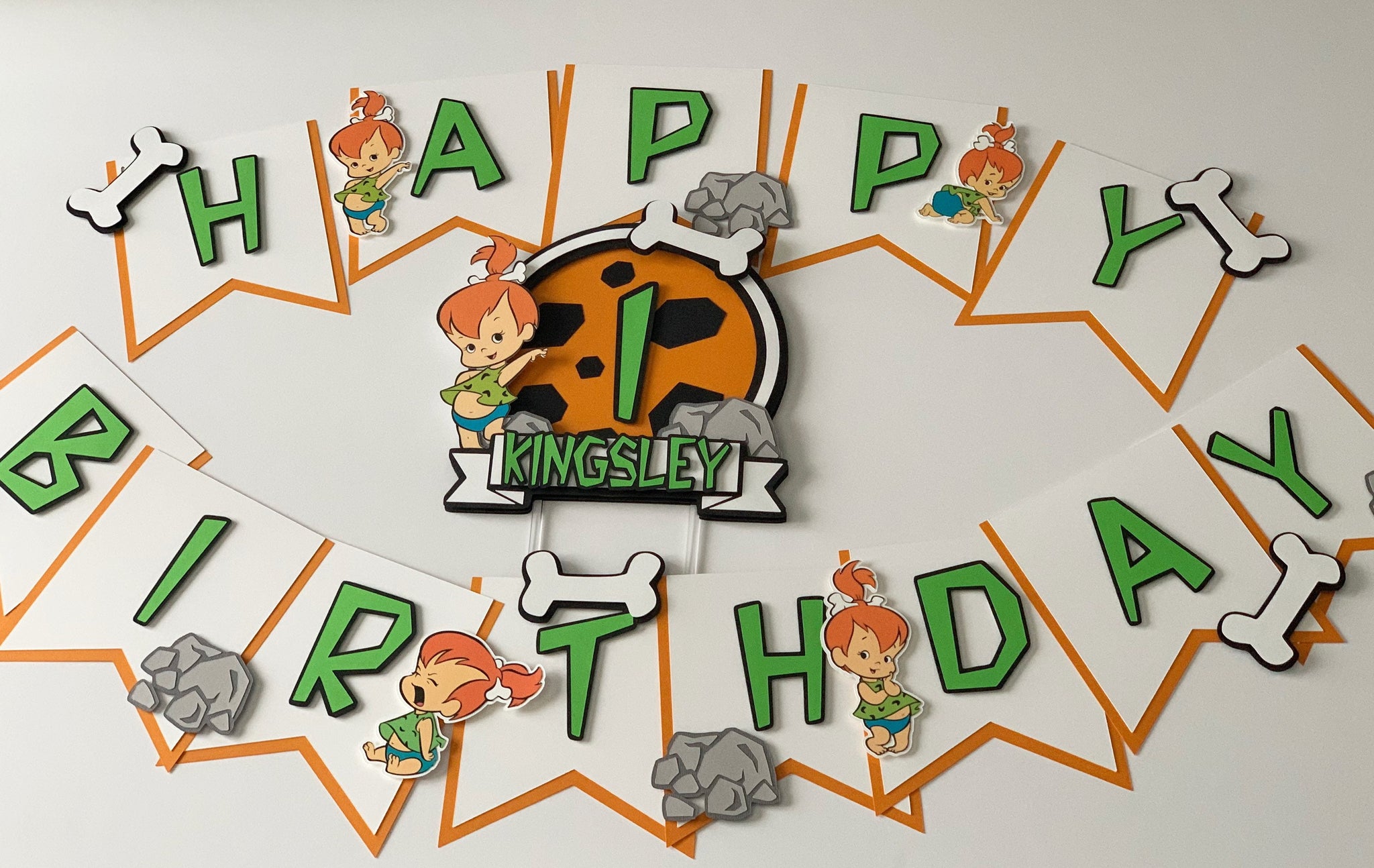 Pebbles themed Party Decorations – Dae2Dae Events