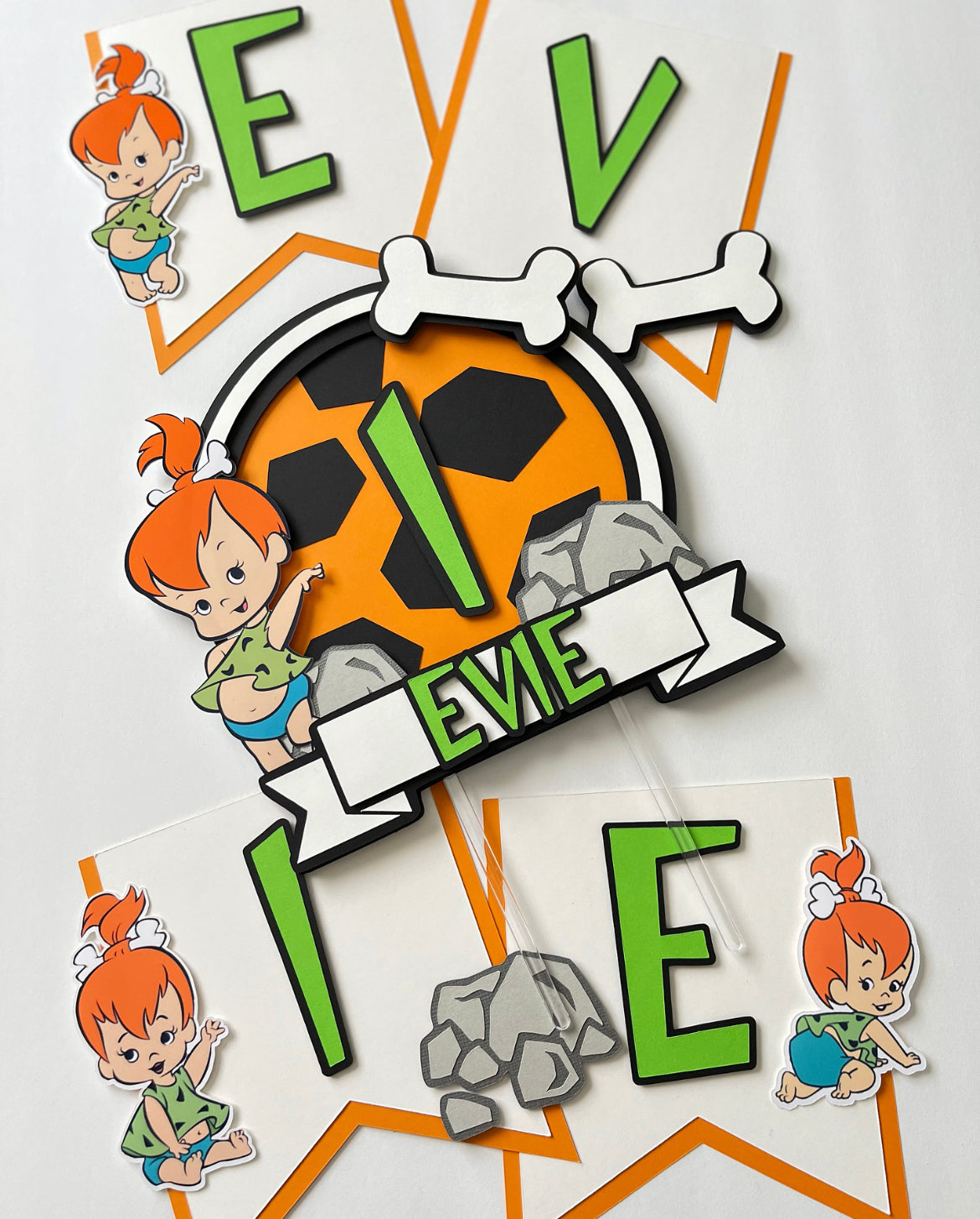 Pebbles themed Party Decorations – Dae2Dae Events